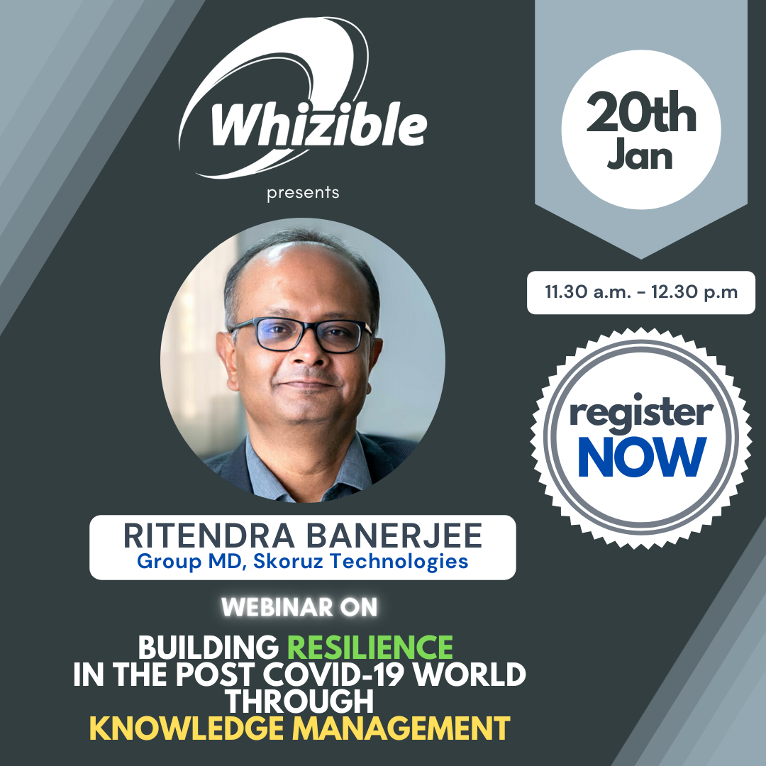 Whizible Webinar | Building Resilience in Post COVID world through ...
